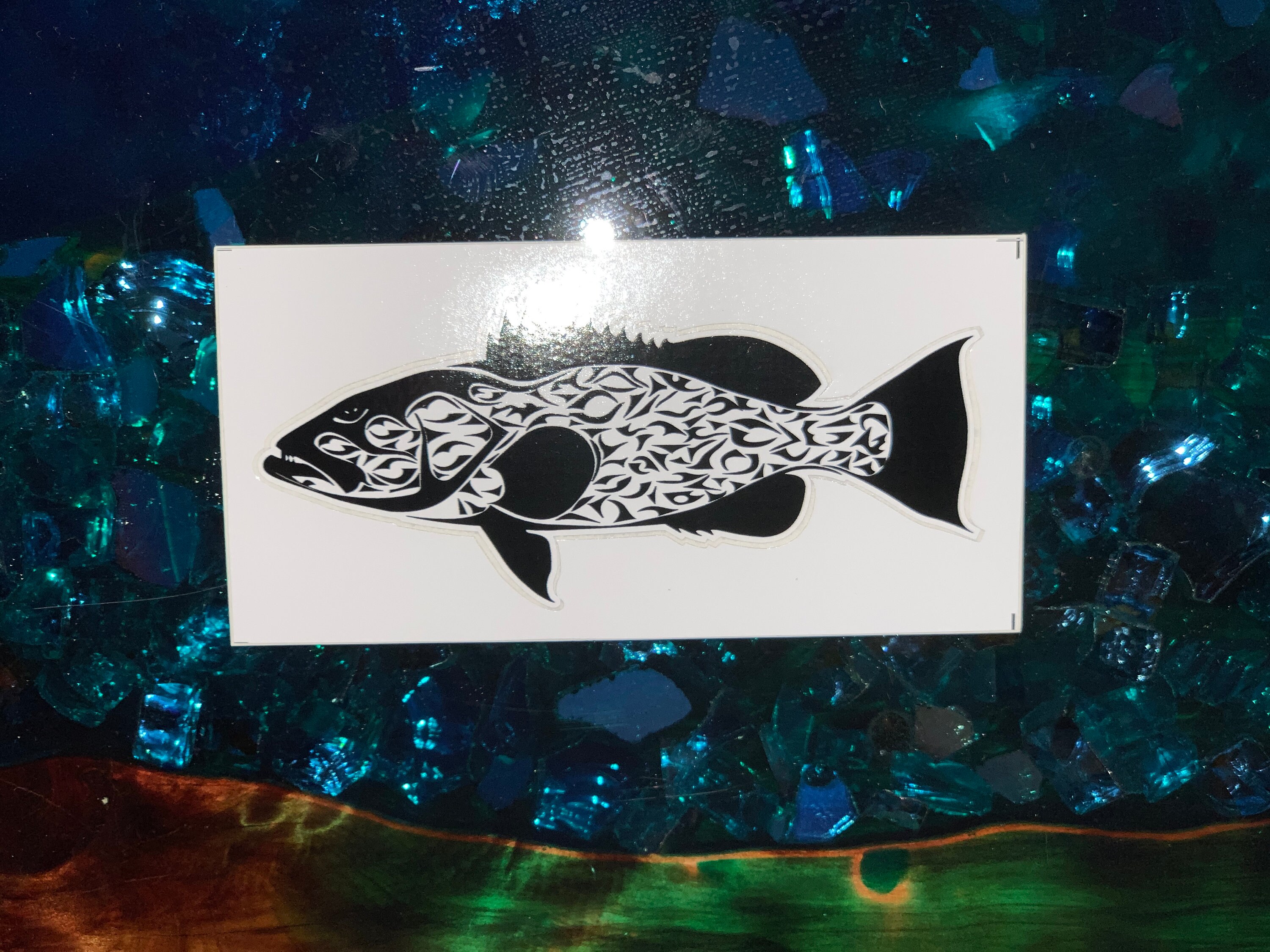 Wicked Waters Gag Grouper Sticker 5" - Etsy