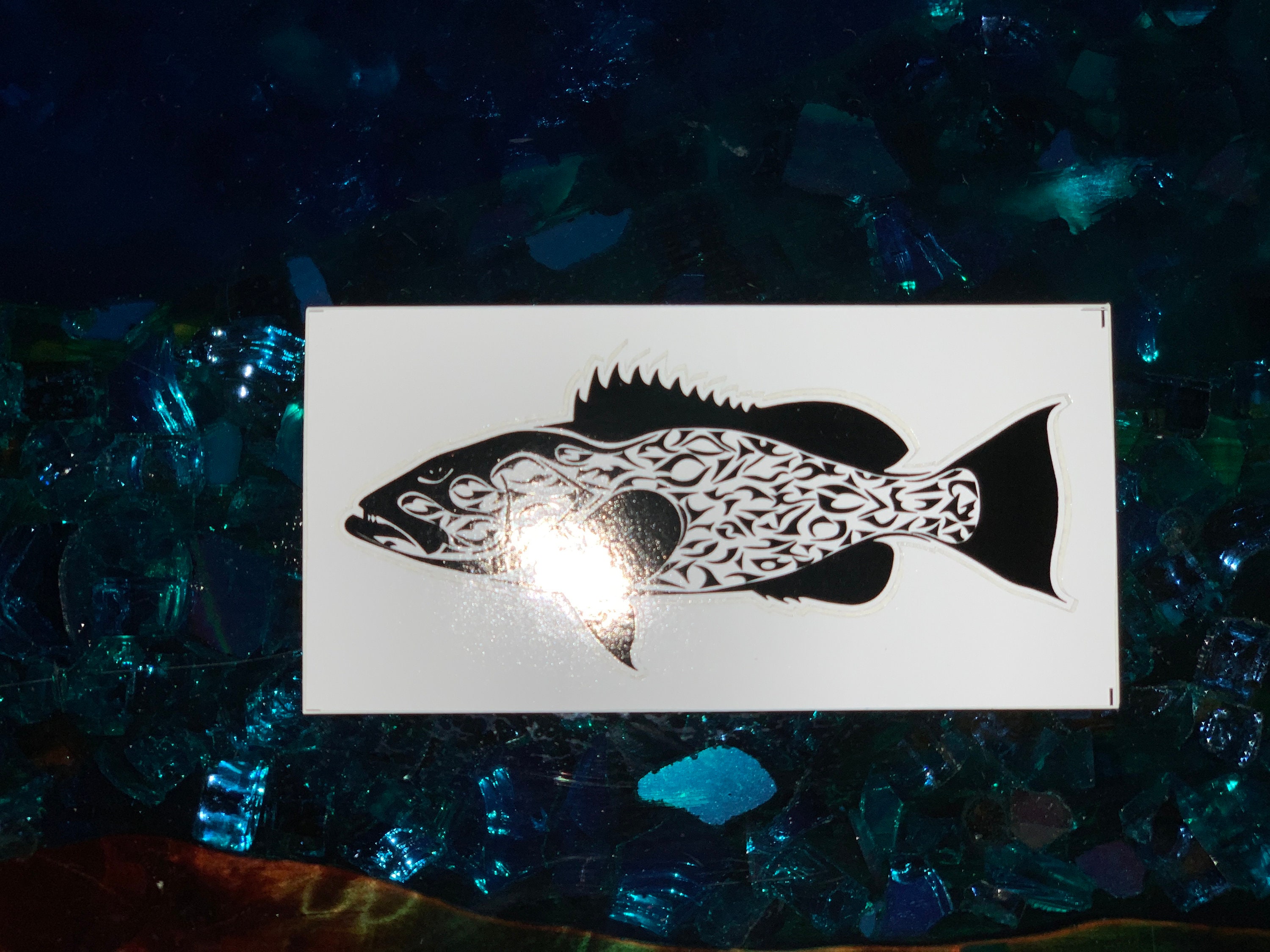 Wicked Waters Gag Grouper Sticker 5" - Etsy