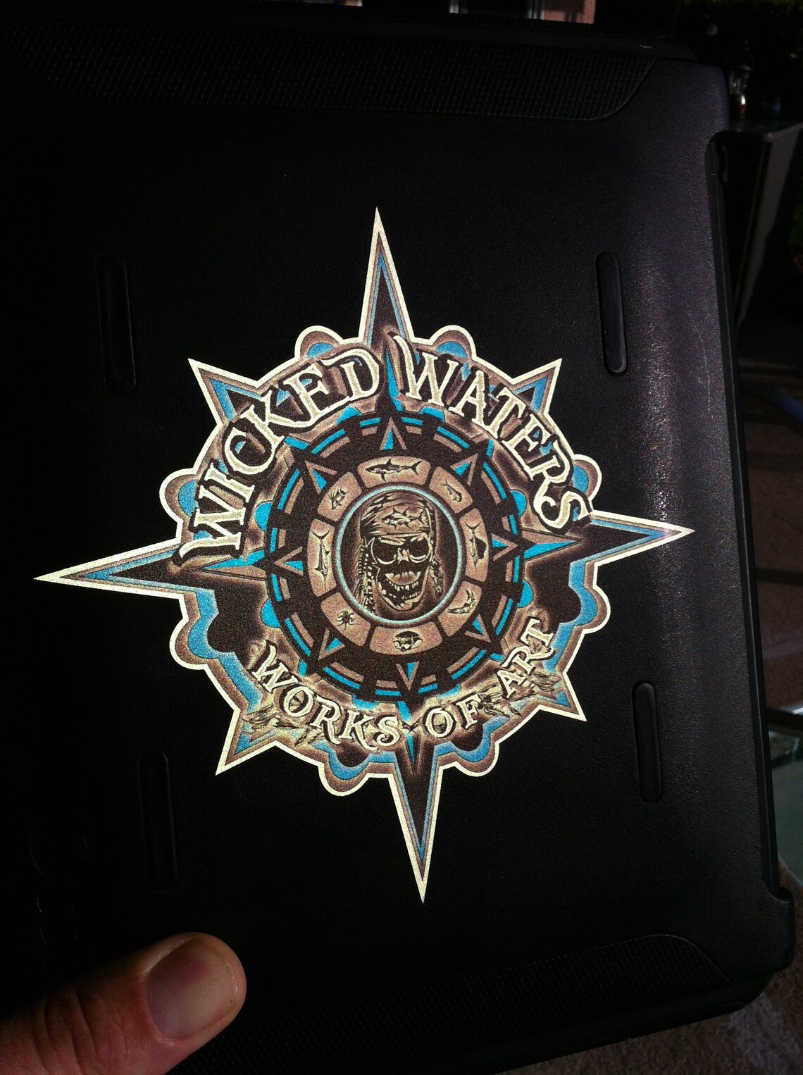 Wicked Waters Reflective Logo Decal Approximately 10" X 10" Overall - Etsy