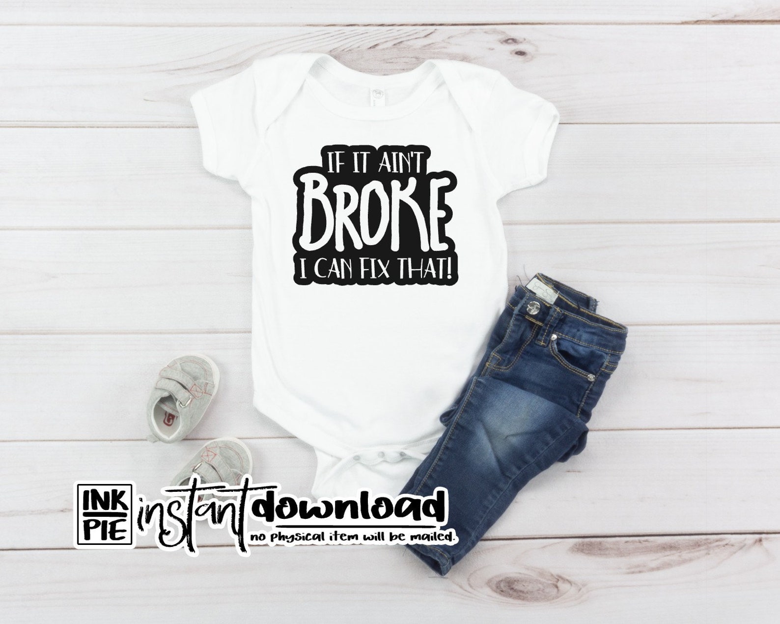 If It Aint Broke SVG Silhouette & Cricut SVG Design File - Etsy