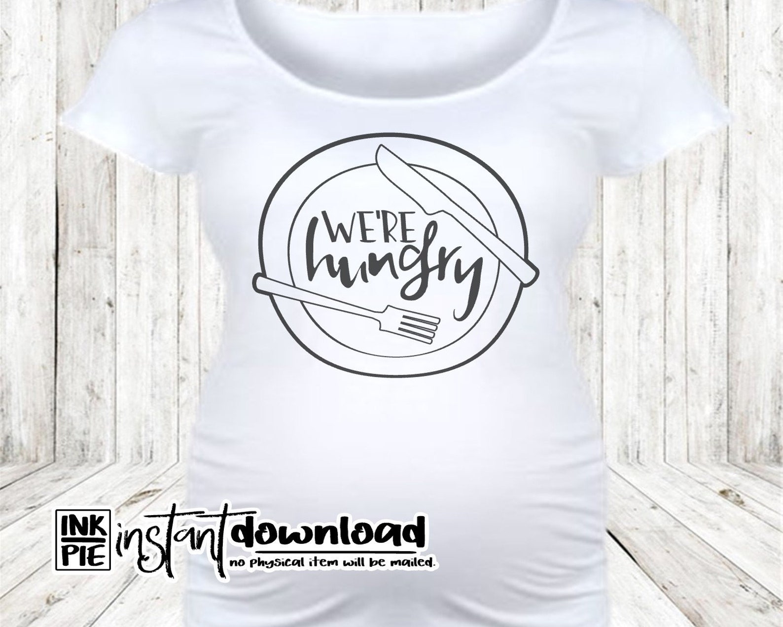 We're Hungry Svg Silhouette & Cricut SVG Design File for - Etsy