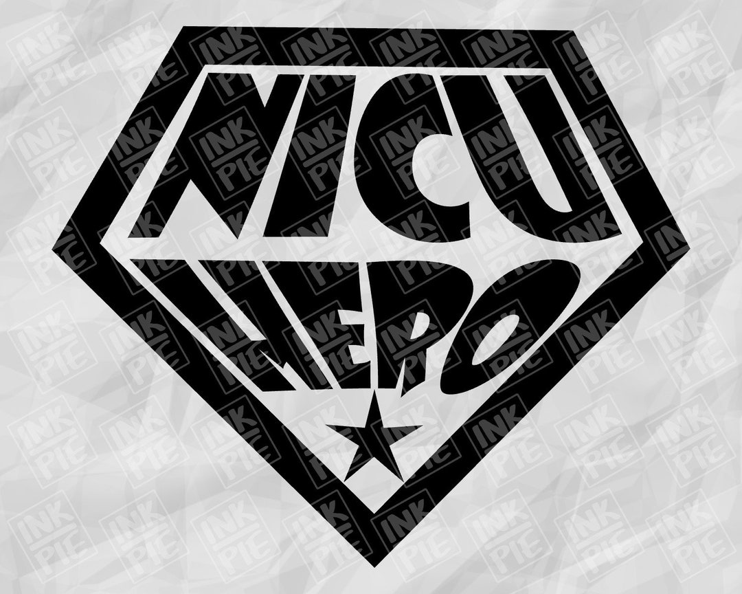 NICU Hero Svg | Preemie Svg | Silhouette & Cricut SVG Design File for ...