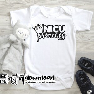 NICU Princess Svg | Preemie Svg | Silhouette & Cricut Svg Design File ...