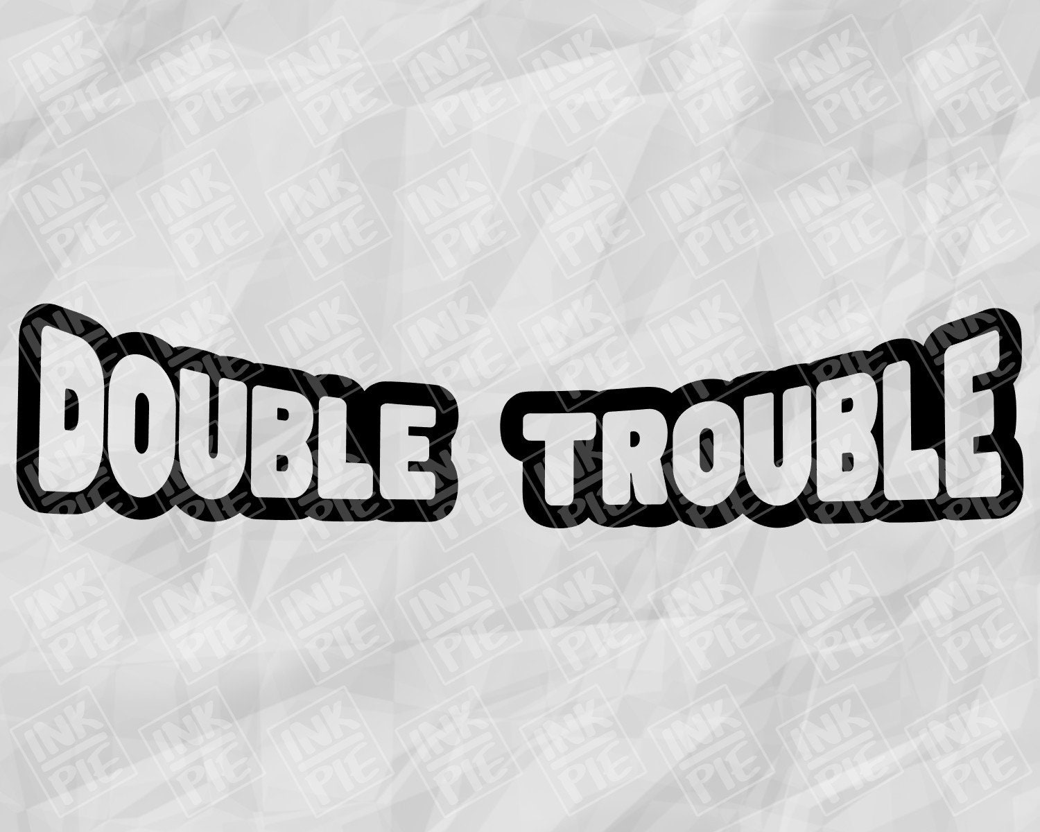 Double Trouble Svg para divertidos gemelos Bodysuits / | Etsy
