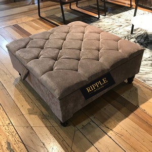 Square Ottoman Footstool Storage Box Bench Coffee Table Footrest Kids Toys and Blanket Storage Deep Cushioned Footstool With Storage Etsy