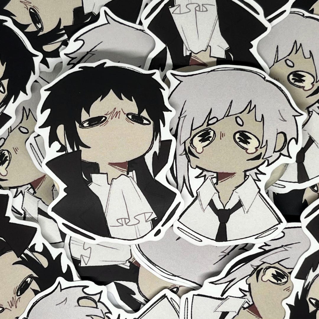 Atsushi and Akutagawa || Stickers - Etsy UK