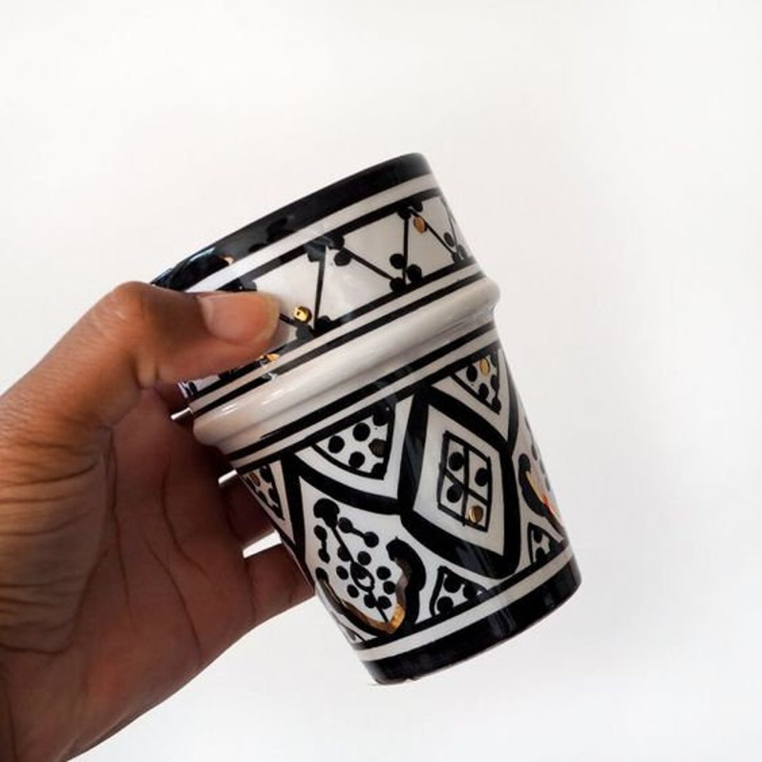 Beldi Mug Decorated With Traditional Moroccan Nakhli Patterns 100% ...