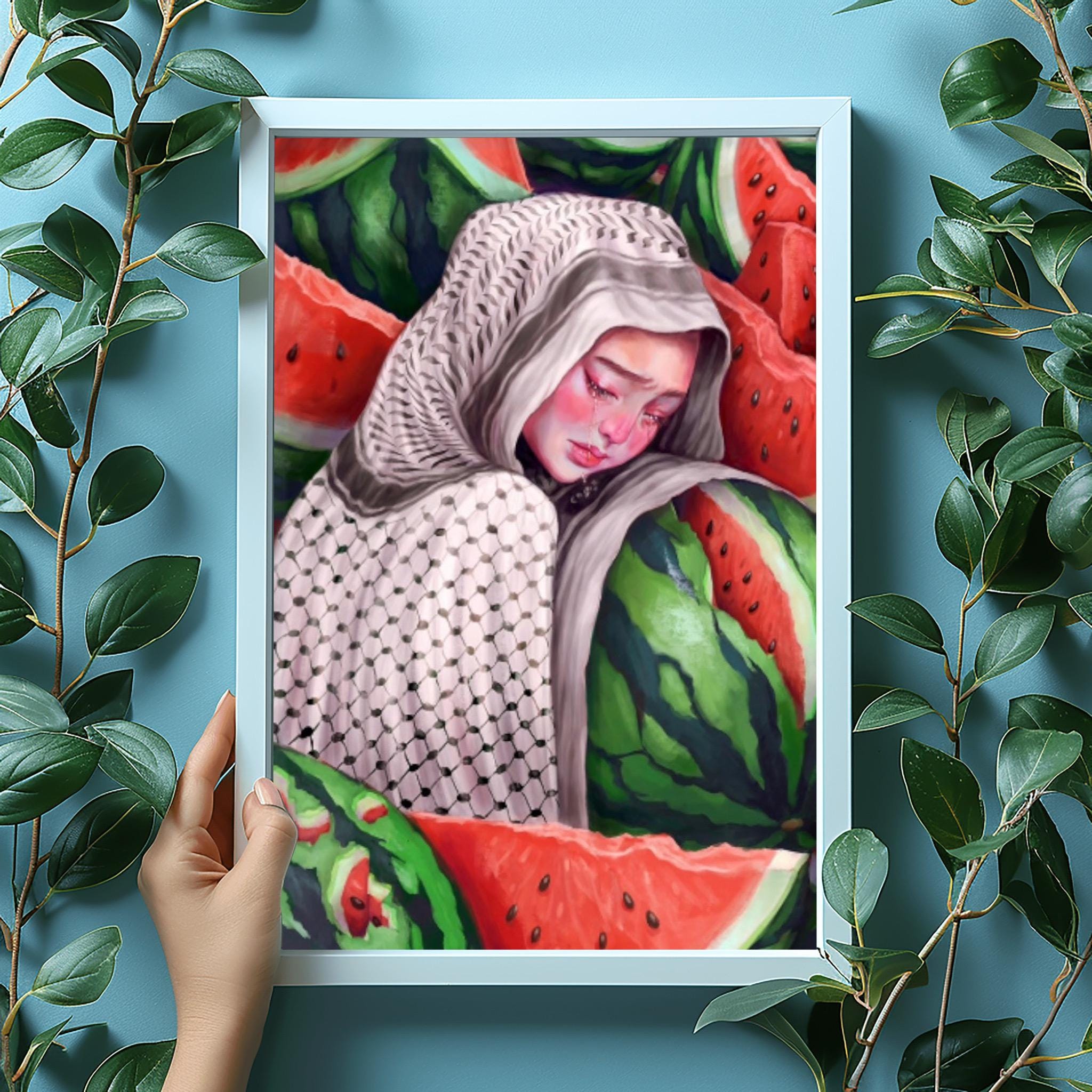 Vibrant Gaza Design: Printable Palestinian Art for Wall Decor - Etsy