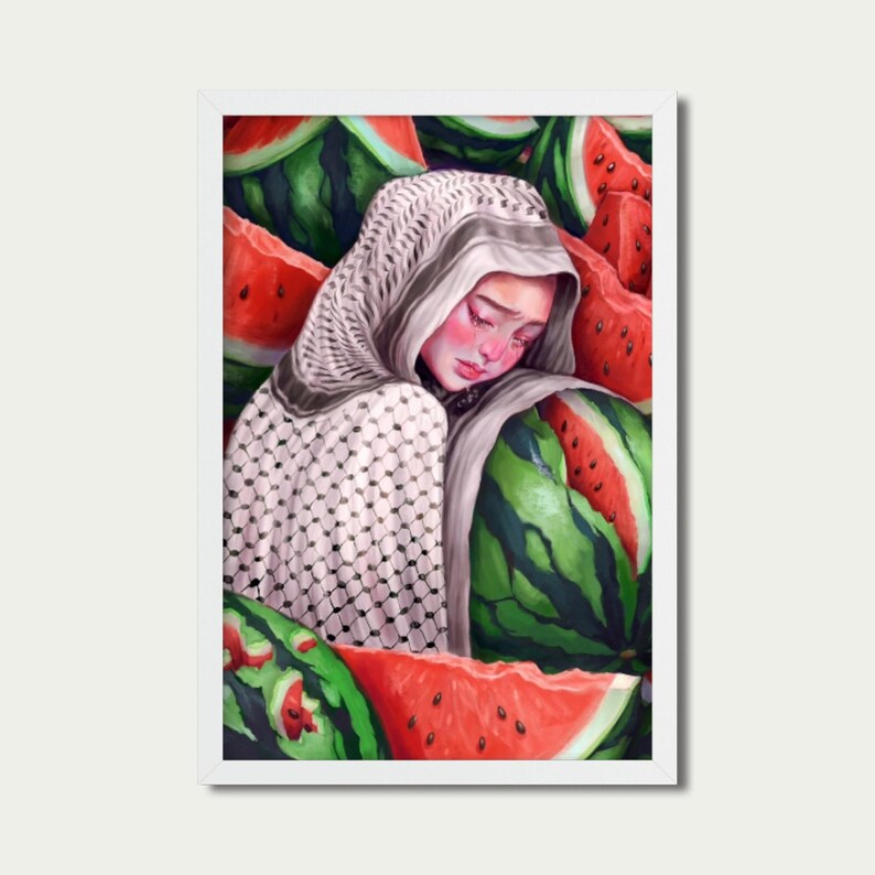 Vibrant Gaza Design: Printable Palestinian Art for Wall Decor - Etsy