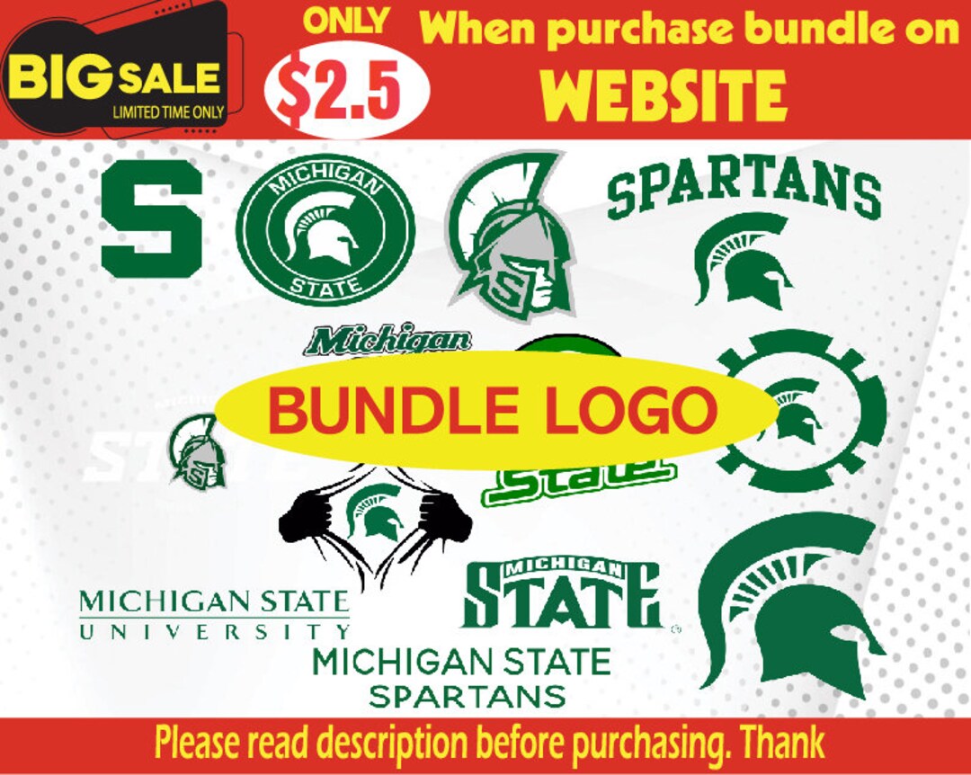 M-ichigan-state Svgmichigan-state Logo Svg College Football - Etsy