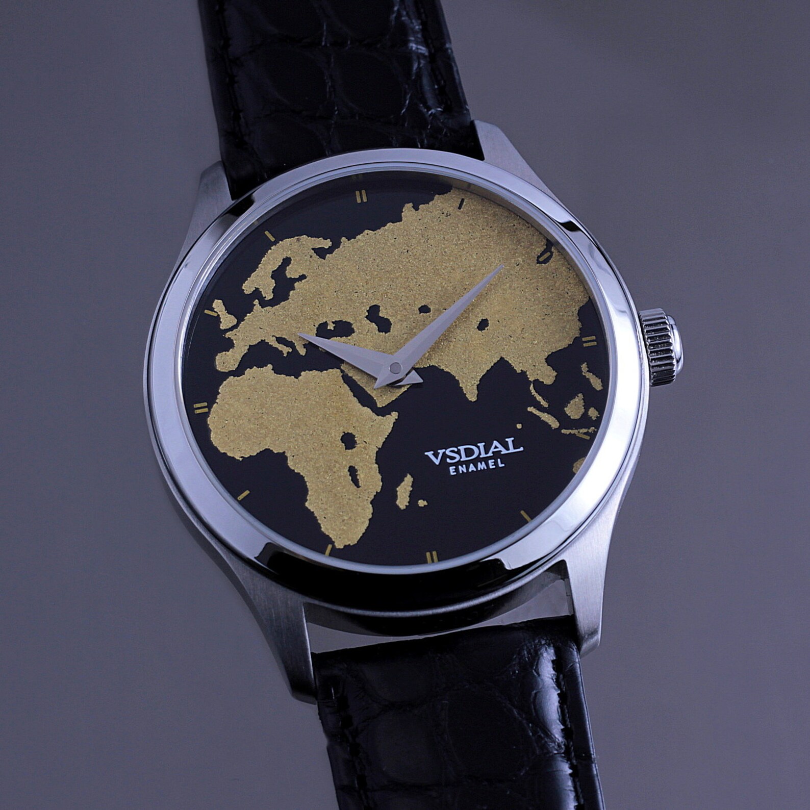Grand Feu With 24K Dial Watch / Swiss Automatic - Etsy