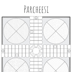 Parcheesi Board Game: A4 Print & Play (digital Download) - Etsy