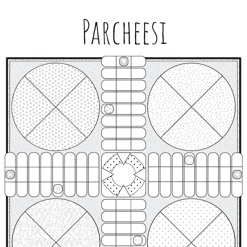 Parcheesi Board Game - Etsy