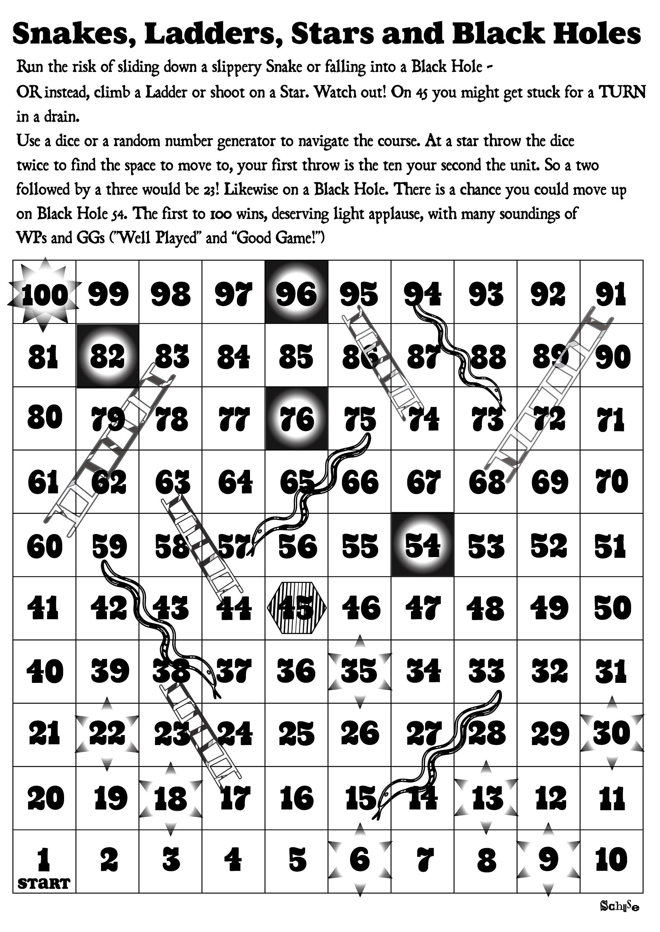 Snakes, Ladders, Stars and Black Holes - a Classic Take on a Classic ...