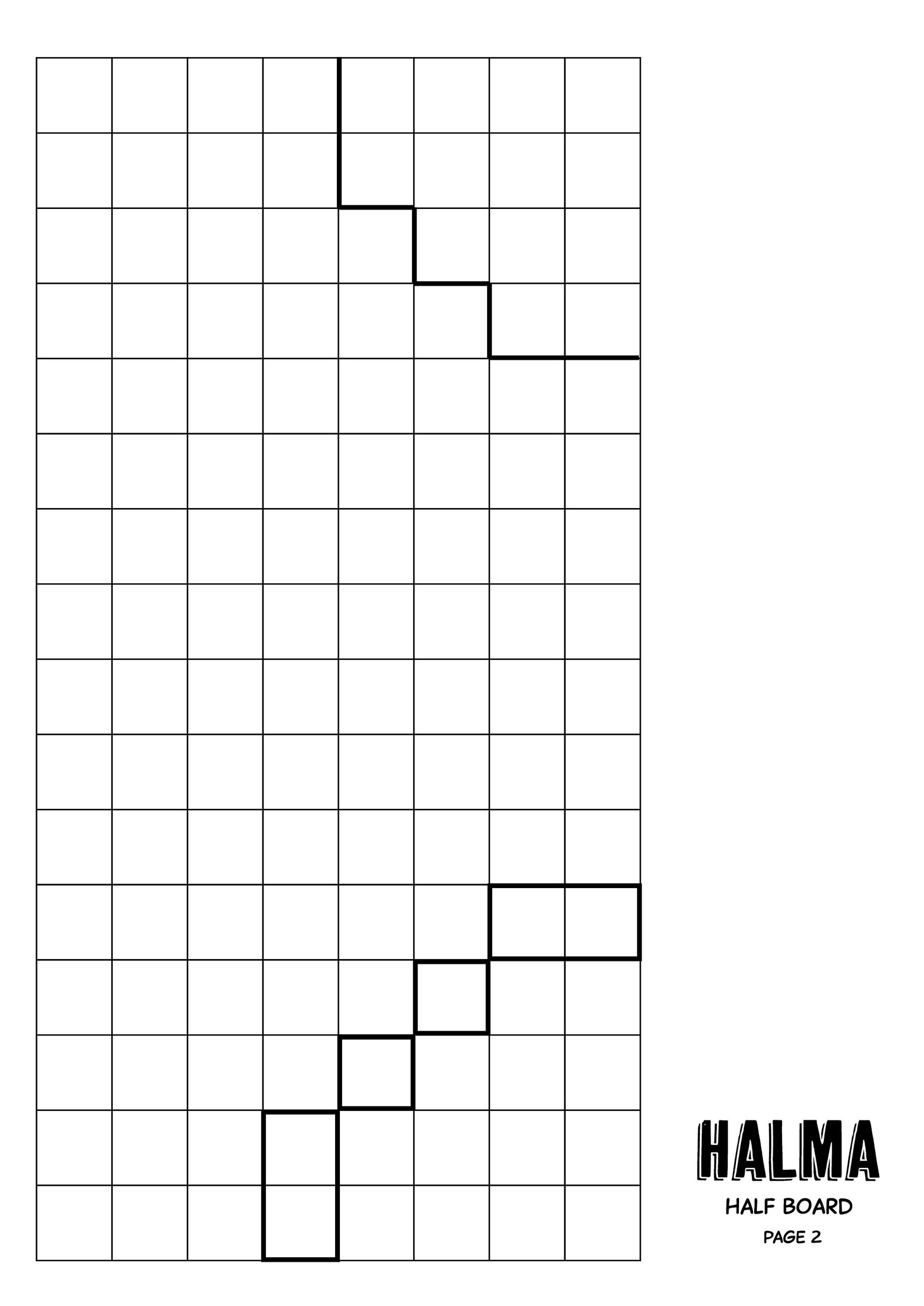 Halma - Downloadable Printable Classic Game Board - Etsy