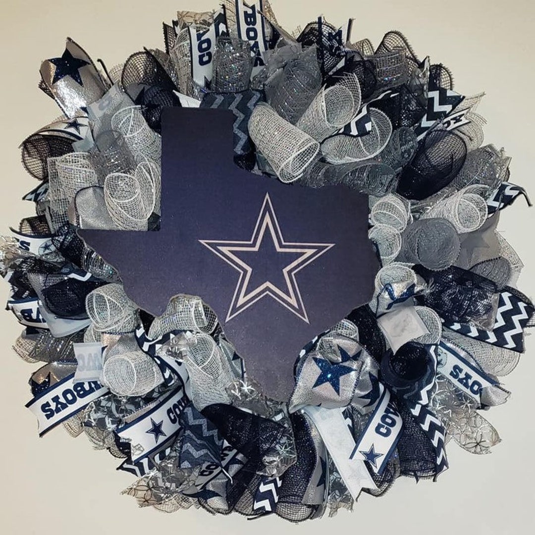 Dallas Cowboys Texas Wreath - Etsy