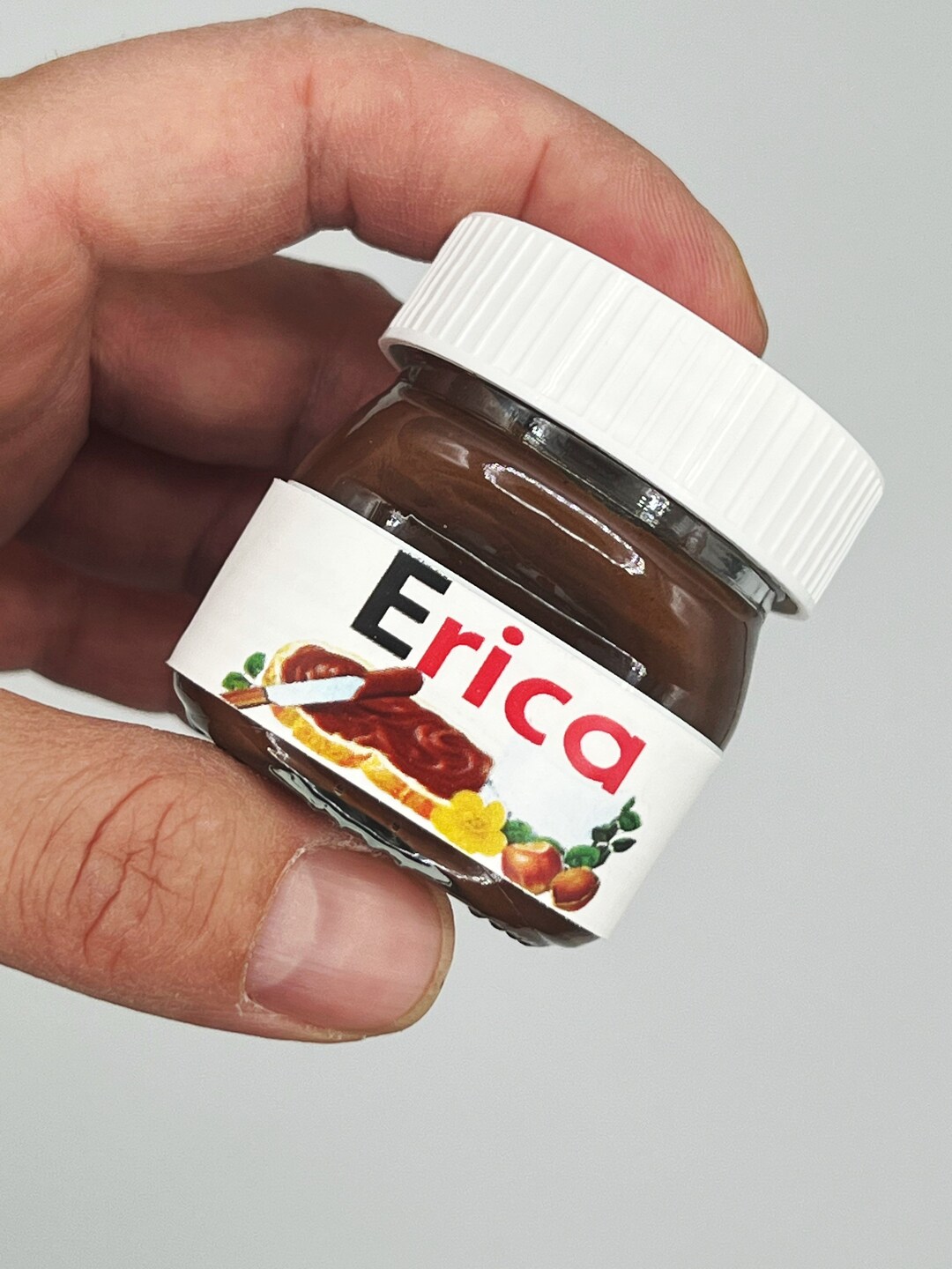 Custom Nutella Jars LABELS ONLY • Nutella Favors Labels • Christmas ...