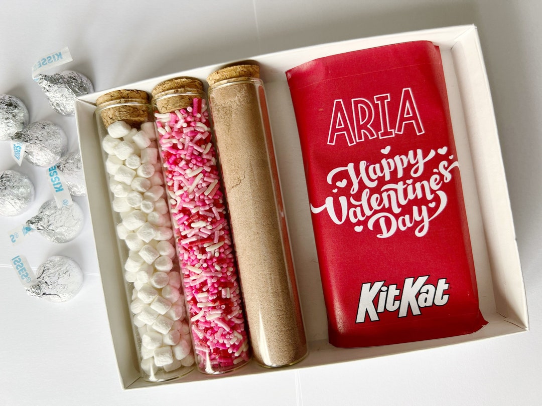Custom Valentine's Day Gift • Personalized Valentine's Gift • Mini Valentine's Hot Cocoa Gift ...