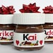 Personalized Valentine's Day Favor Custom Mini Nutella - Etsy