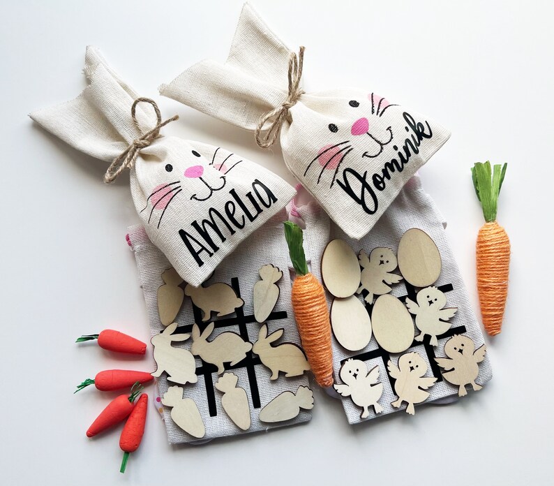 Personalized Easter Bunny Treat Bag • Easter Toys Basket Stuffers ...