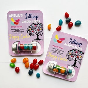 Personalized Easter Favors • Magic Easter Jelly Beans • Easter Seed ...