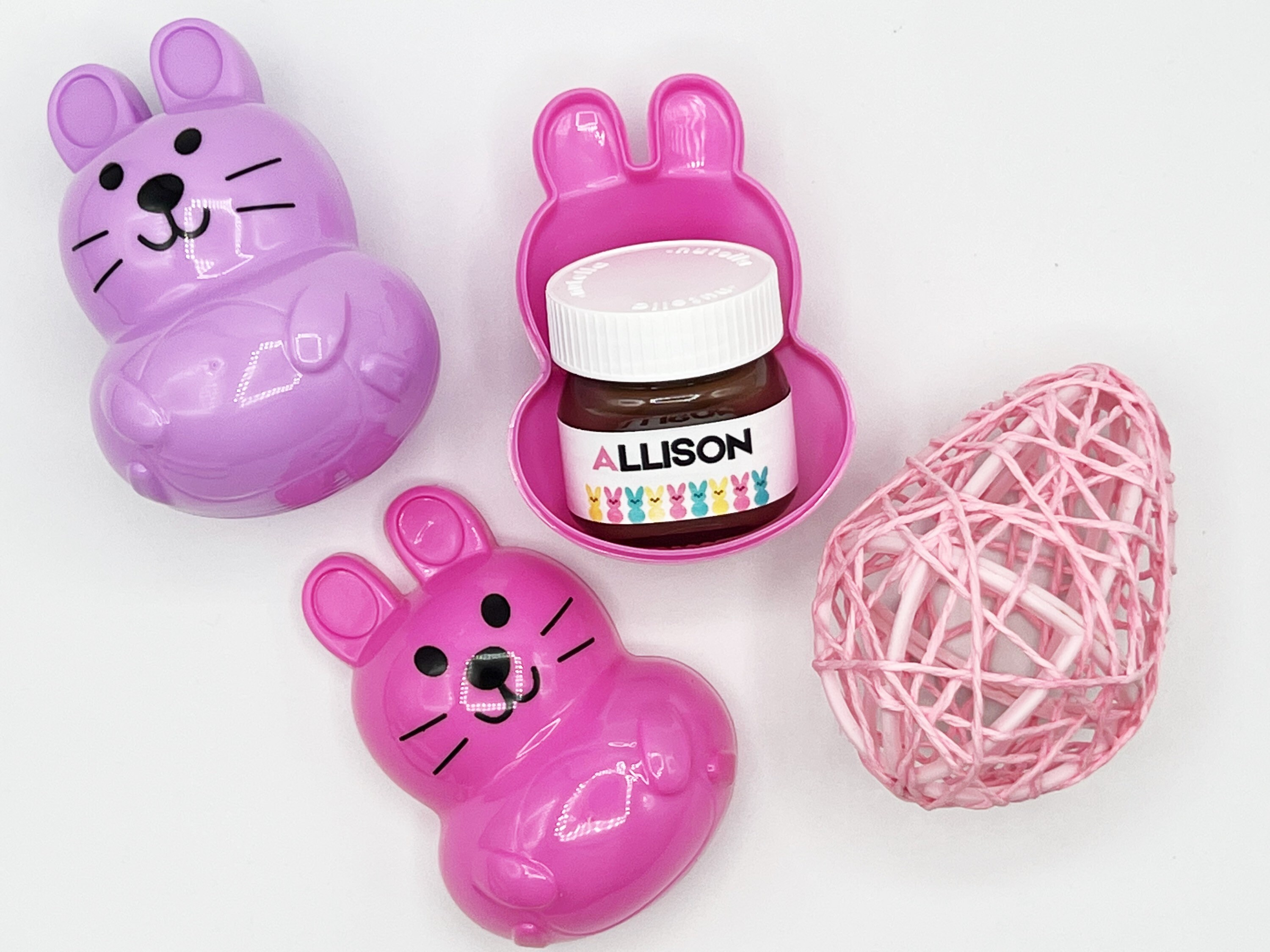 Personalized Nutella Easter Basket Stuffers for Kids • Kids Easter ...