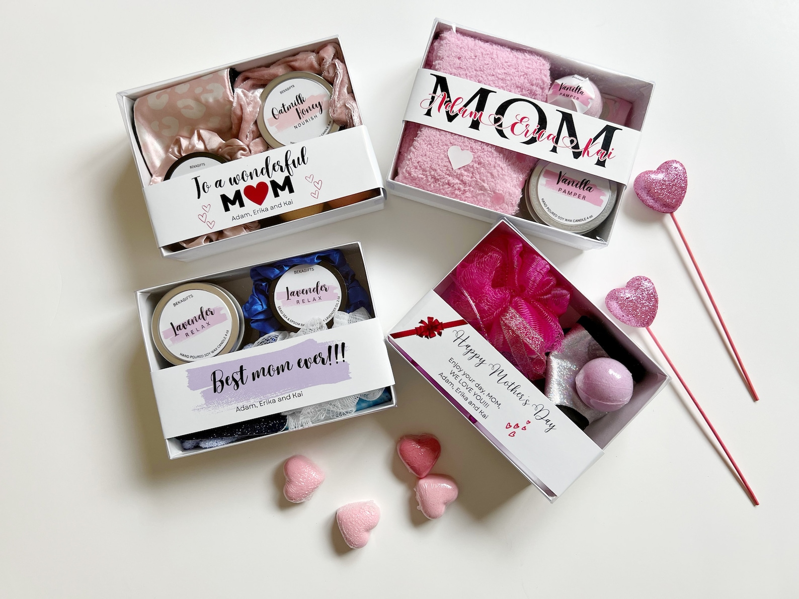 Small Mother's Day Gift Box • Personalized Mother's Day Gift • Spa Gift ...