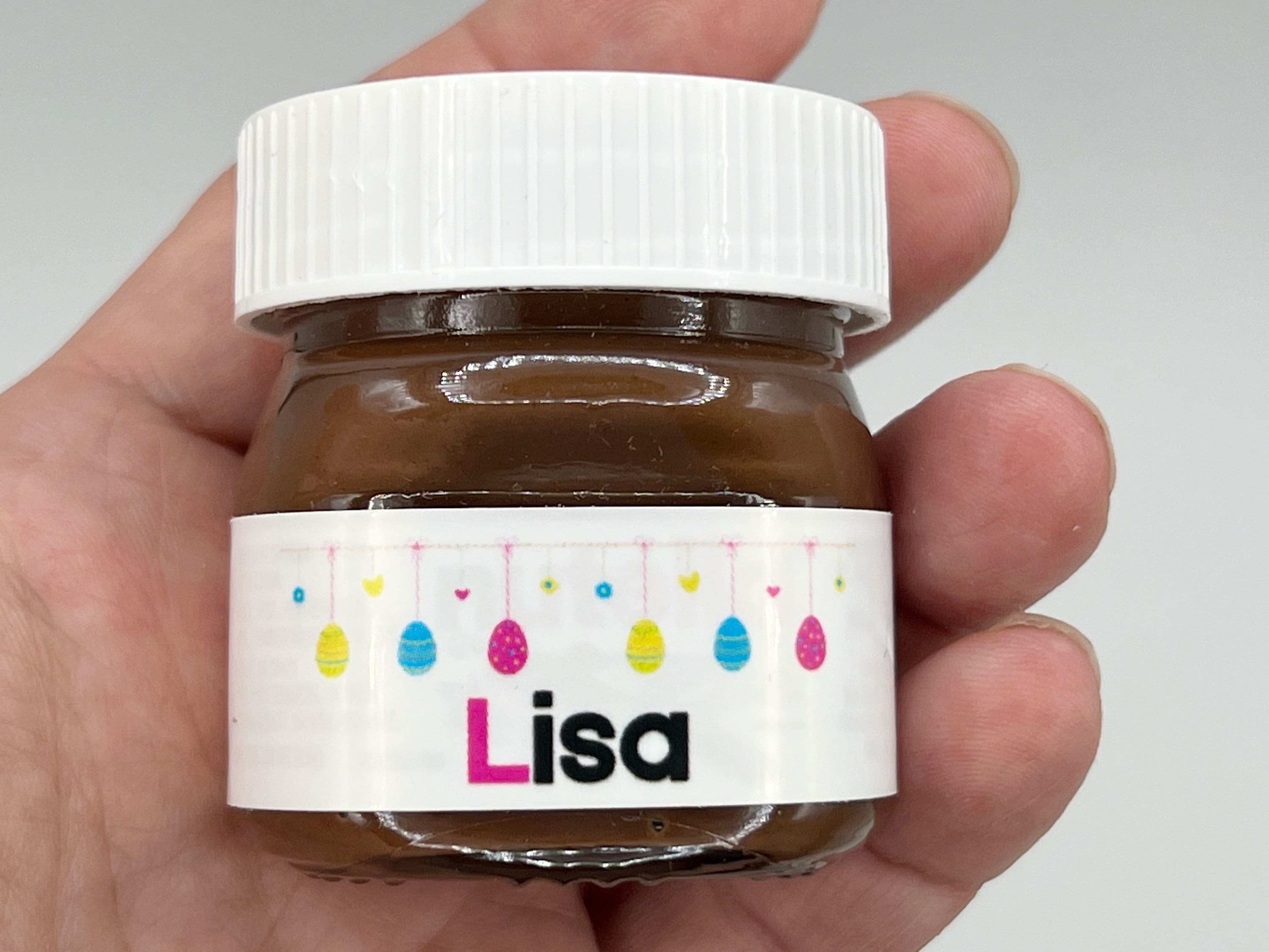 Personalized Nutella Easter Basket Stuffers for Kids • Kids Easter ...