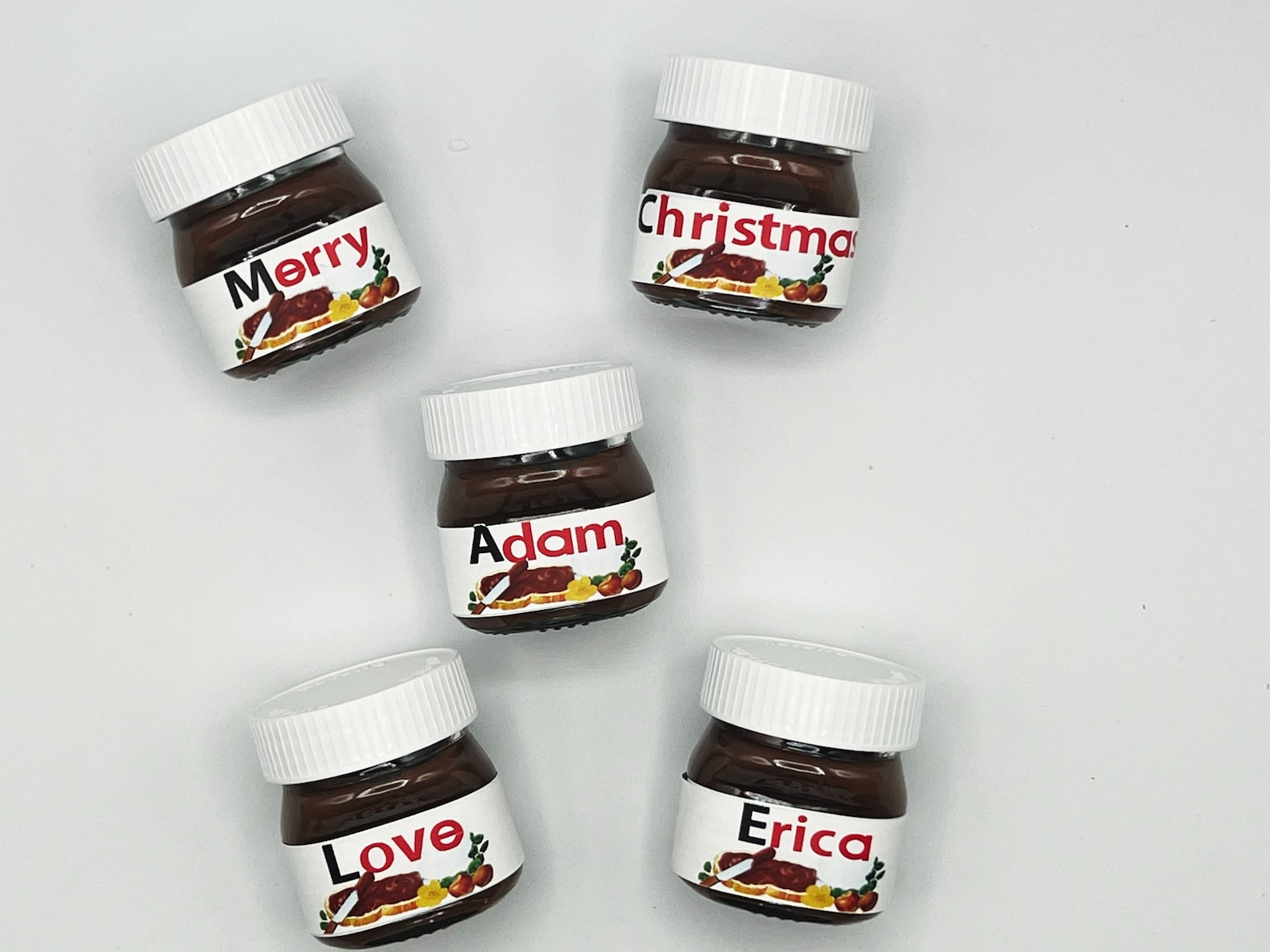 Custom Stocking Stuffers Nutella Favors Mini Nutella - Etsy