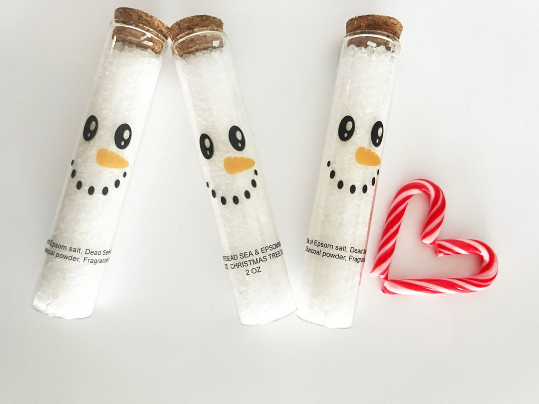 Stocking Stuffer Christmas Gift • Bath Salt • Christmas Snowman ...