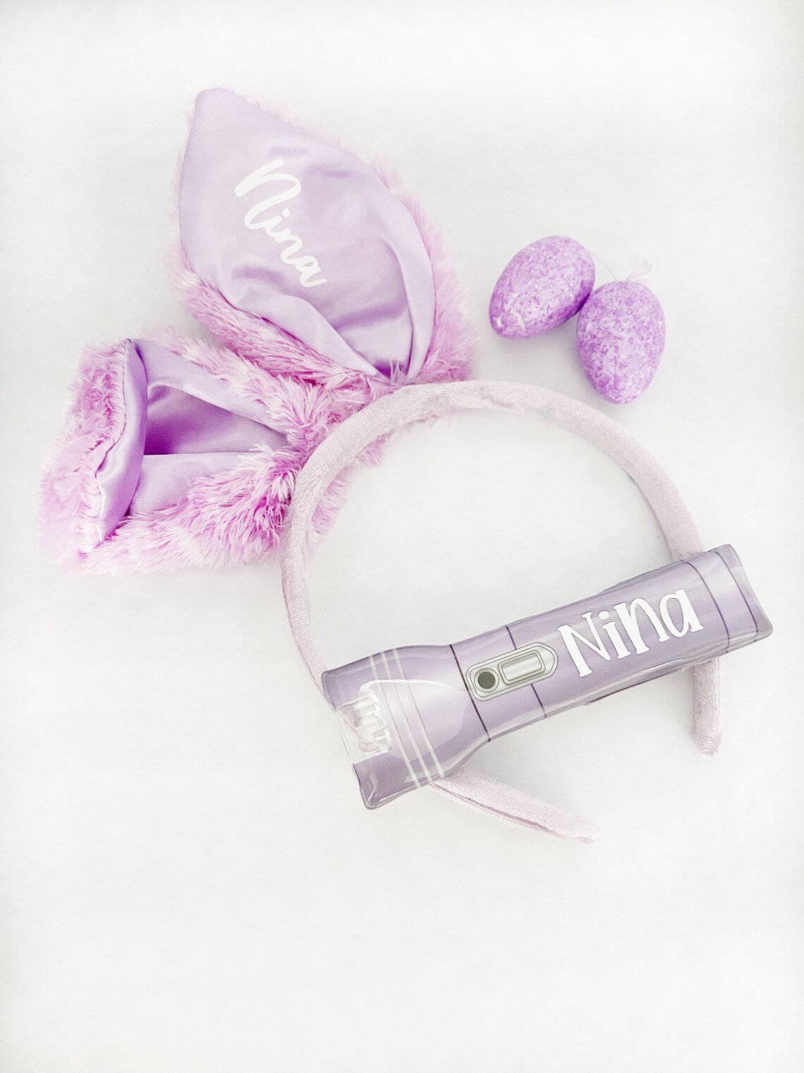 Easter Bunny Ears Headband • Personalized Bunny Ears Headband • Girl ...