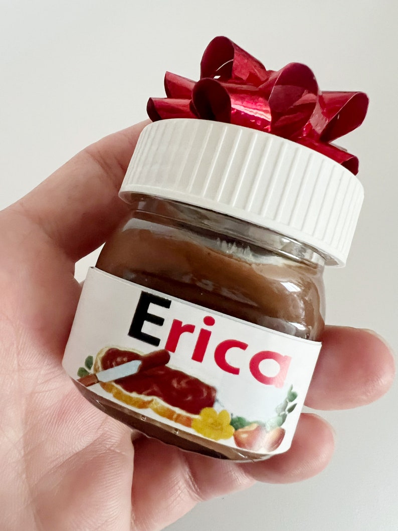 Custom Stocking Stuffers Nutella Favors Mini Nutella - Etsy