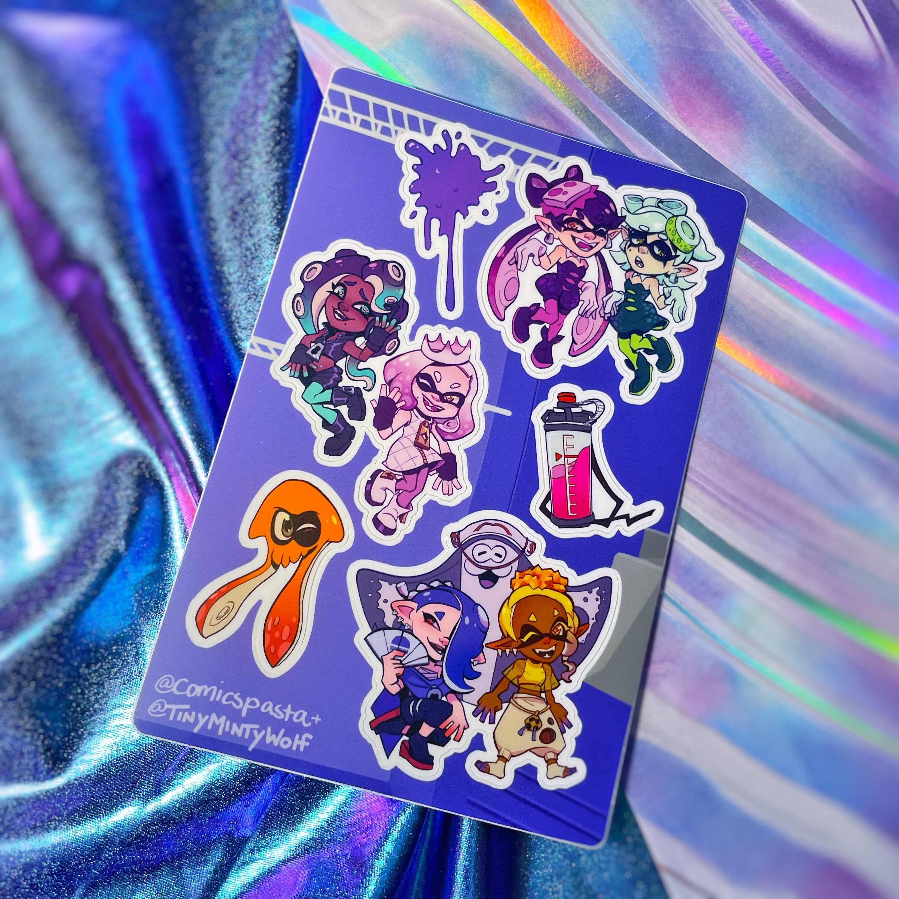 Splatoon Idol Sticker Sheet // Deep Cut Squid Sisters off the Hook ...