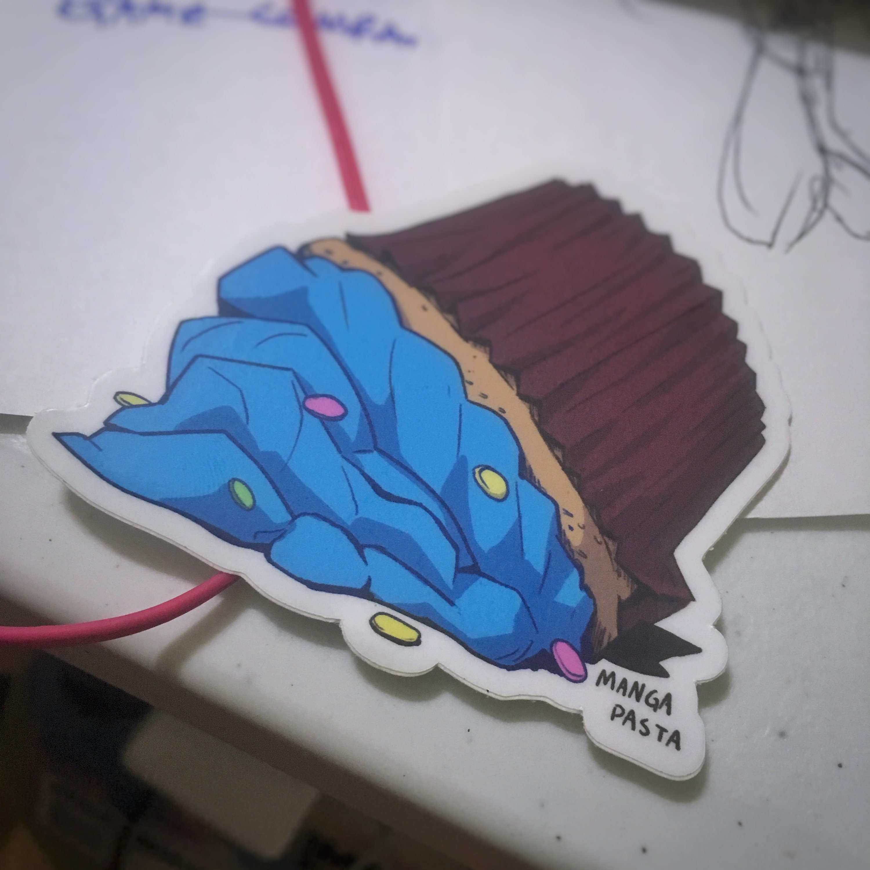 Oops, Smashed Cupcake Vinyl Sticker // Sad Snack Bad Day Colorful ...
