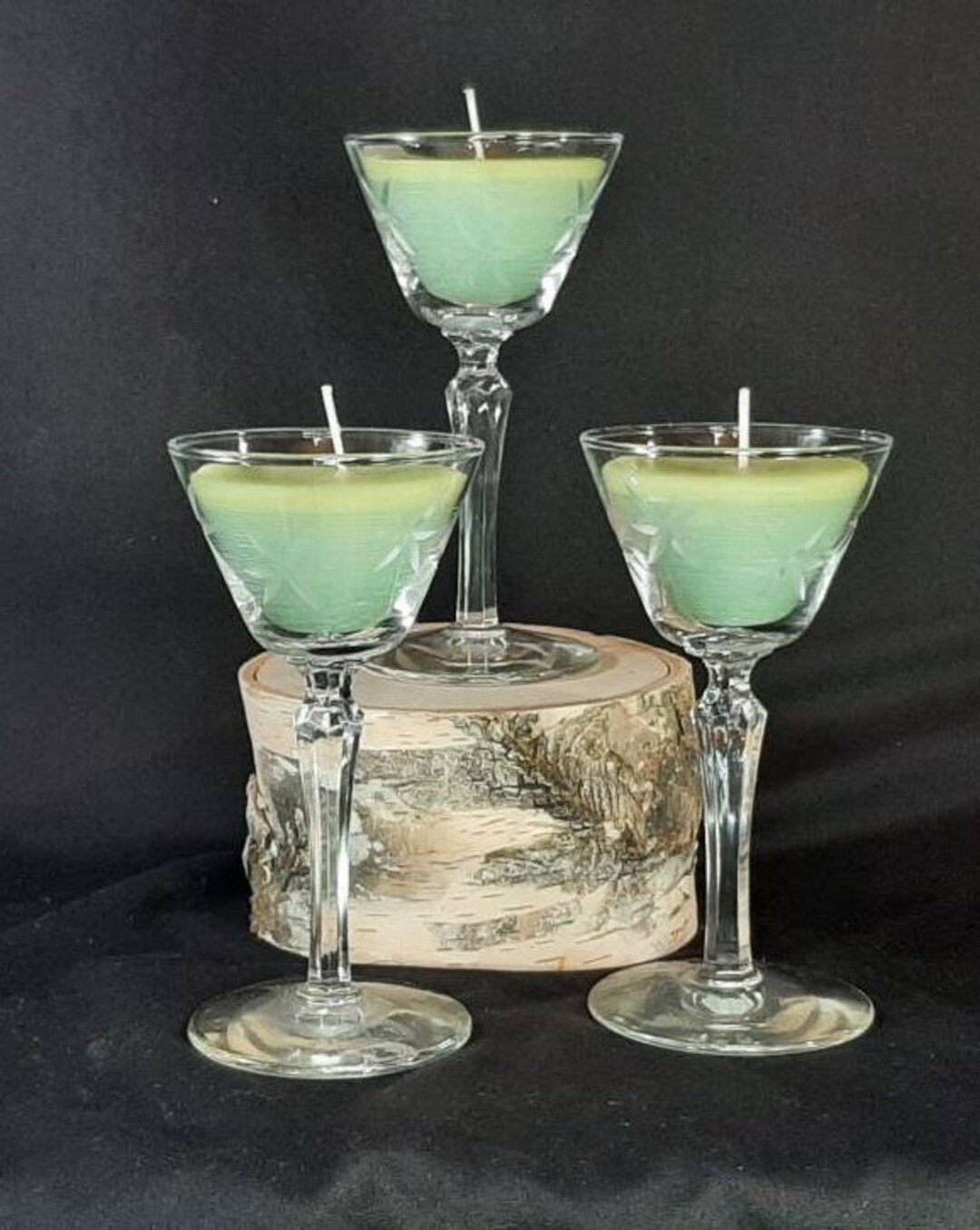 Candlelight Glasses by Libbey Glass Company Three Candle Set Featuring ...