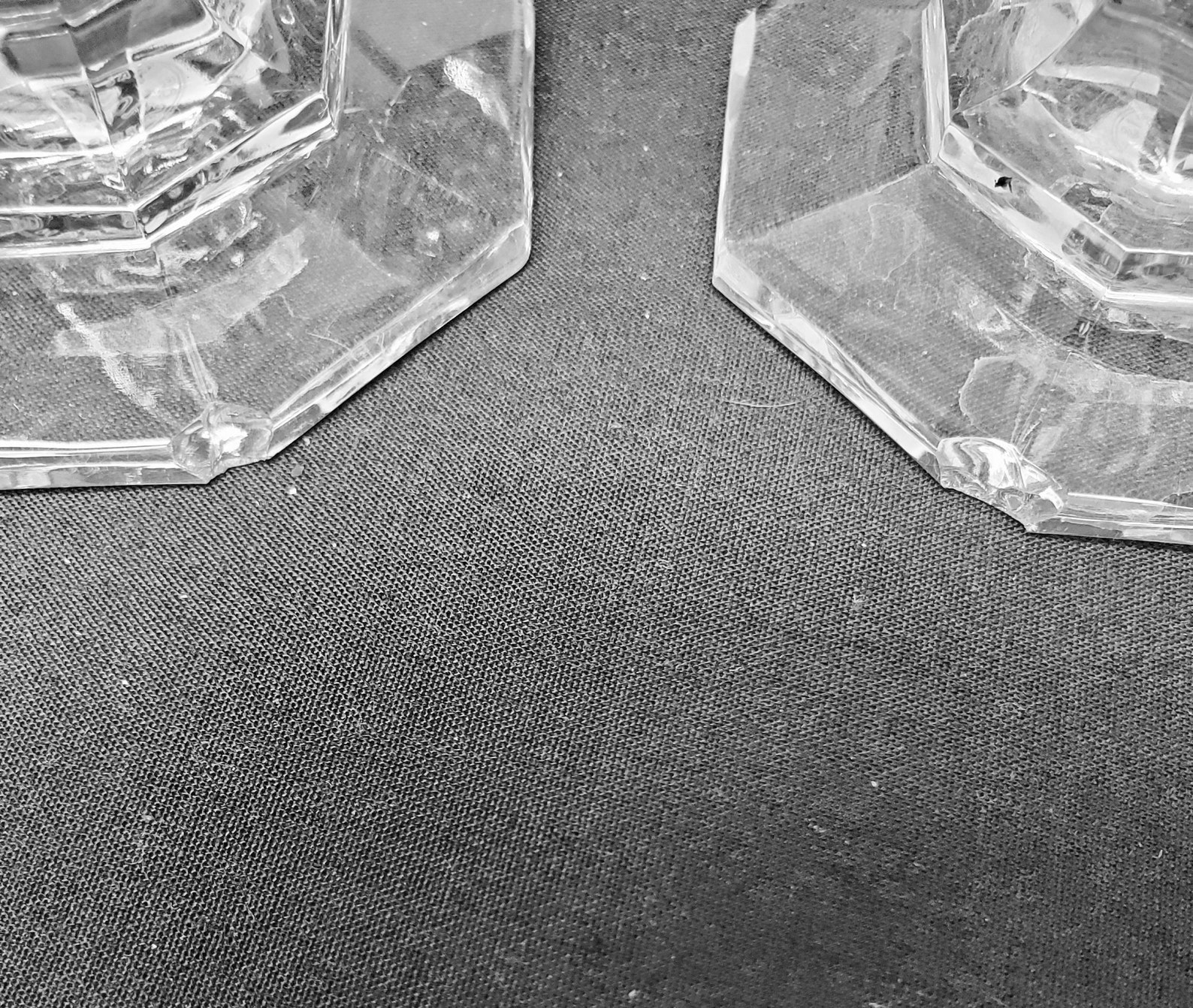 Faceted Crystal Wine Glasses. Each Glass Features an Octagon Foot - Etsy