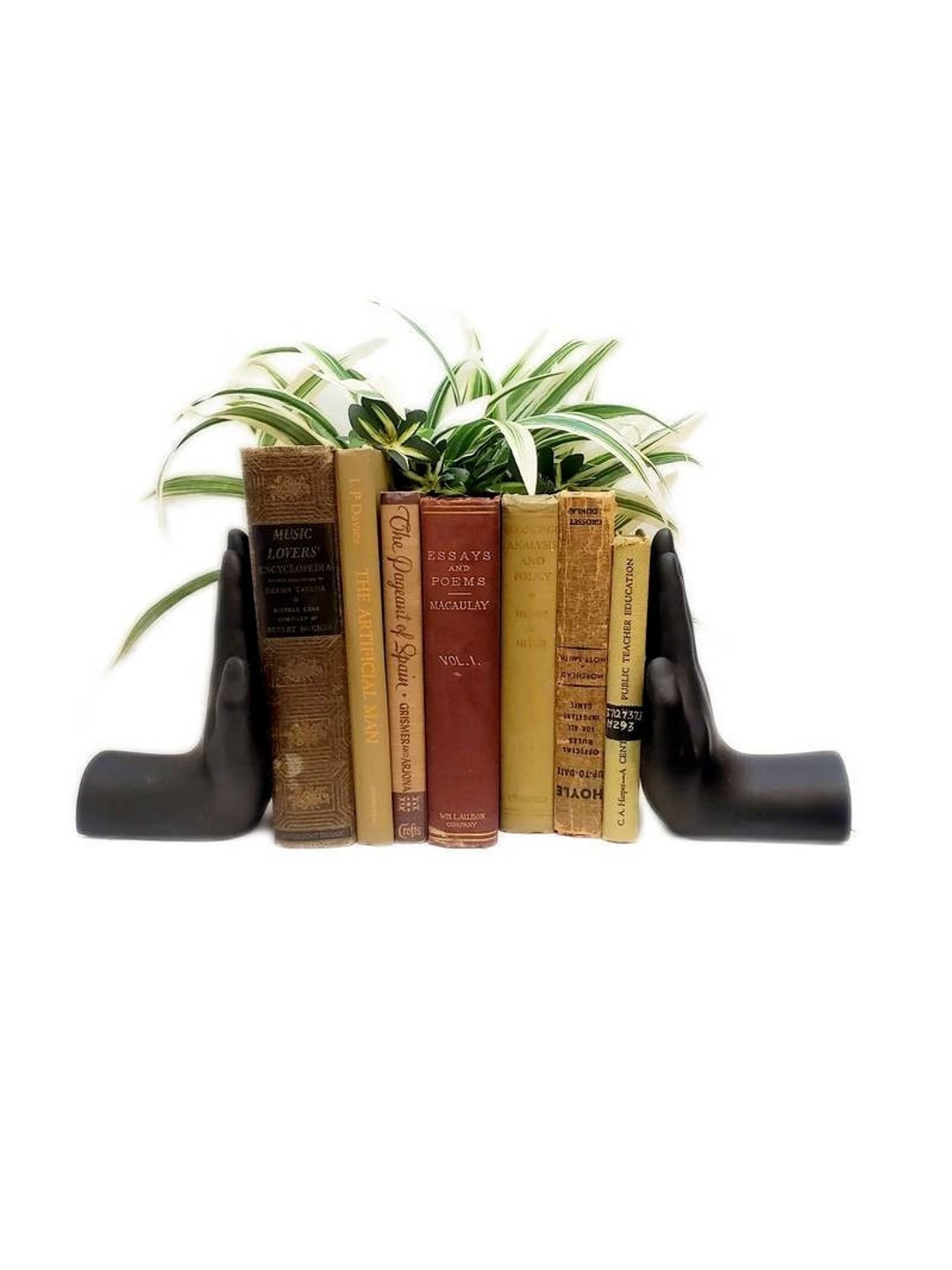 Praying Hands Bookends by Luyesa Designs - One Pair of Bookends - Etsy