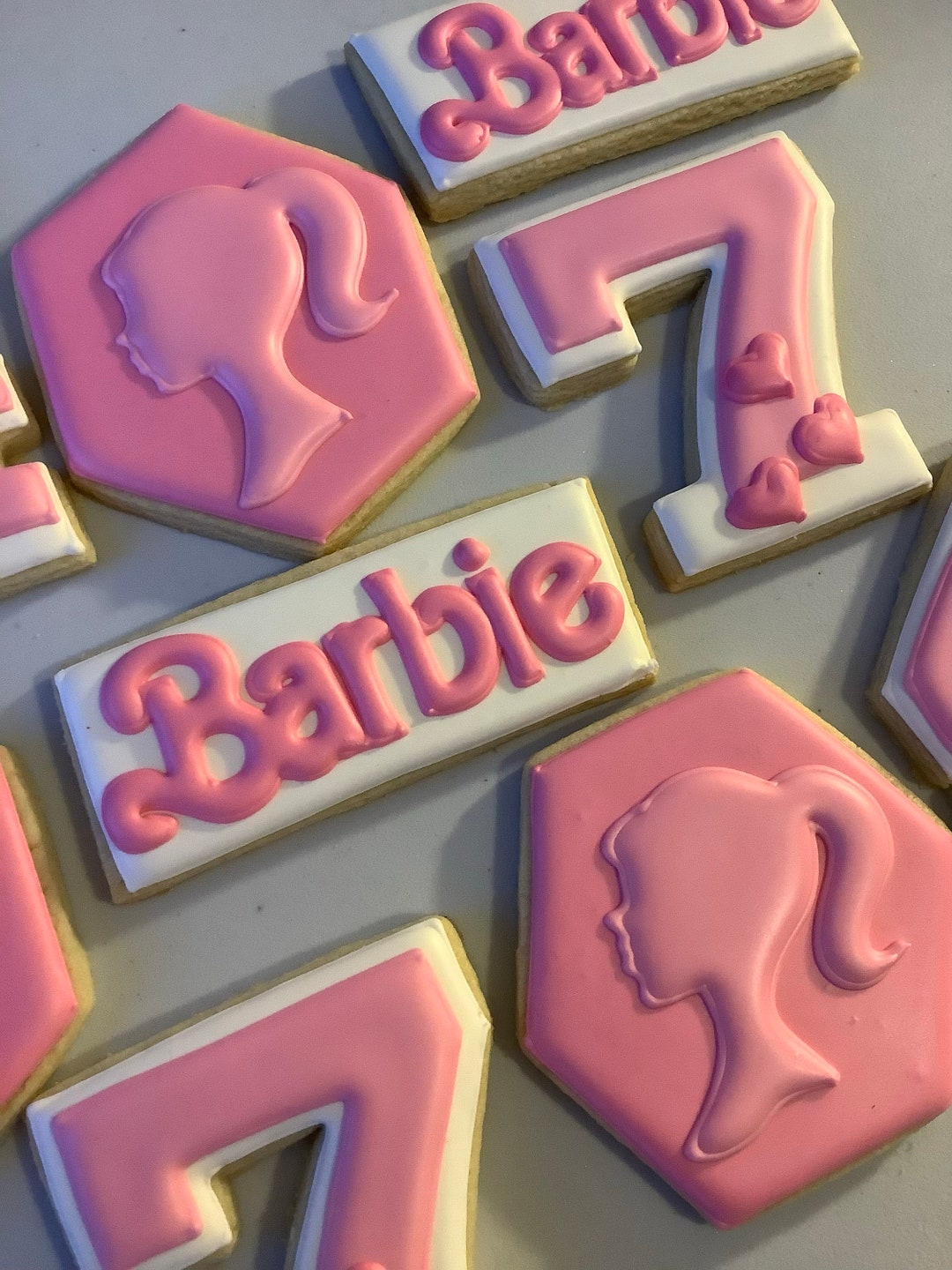 Barbie Birthday Cookies - Etsy