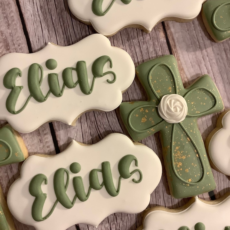 Baptism Cookies - Etsy