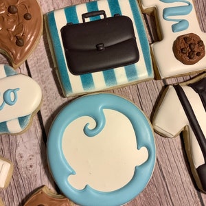 Boss Baby Cookies. Birthday Cookies, First Birthday, Baby Boy - Etsy