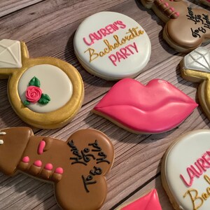 Personalized Penis Cookies Bachelorette Bride-To-Be Bridal | Etsy