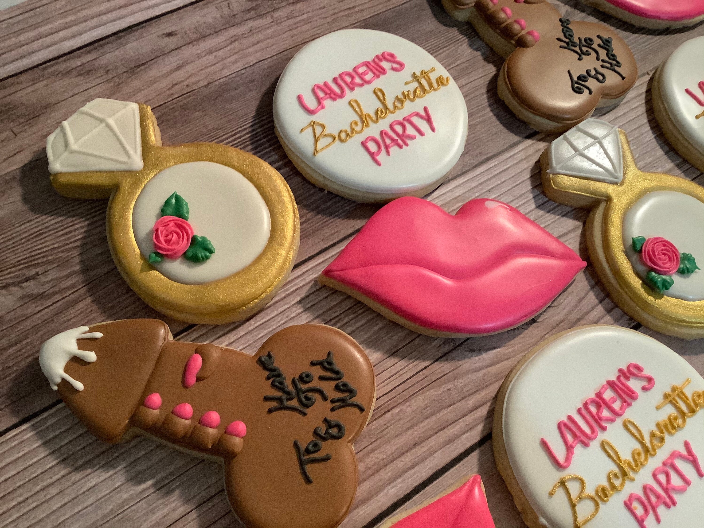 Personalized Penis Cookies Bachelorette Bride-To-Be Bridal | Etsy