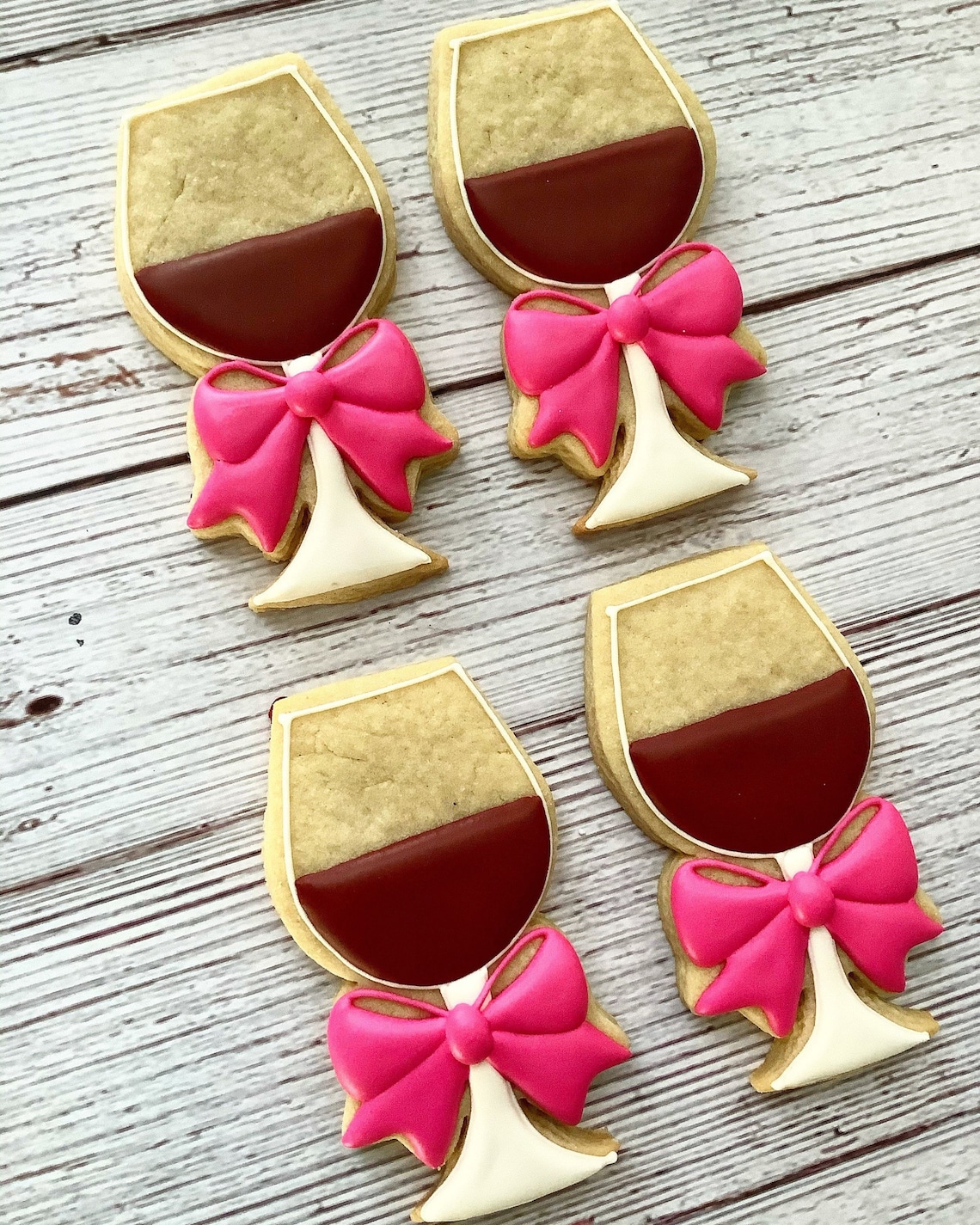 Wine Glass Sugar Cookies | Etsy