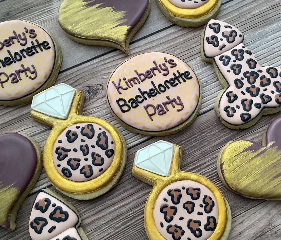 Personalized Penis Cookies, Bachelorette, Bride-to-be, Bridal Party ...