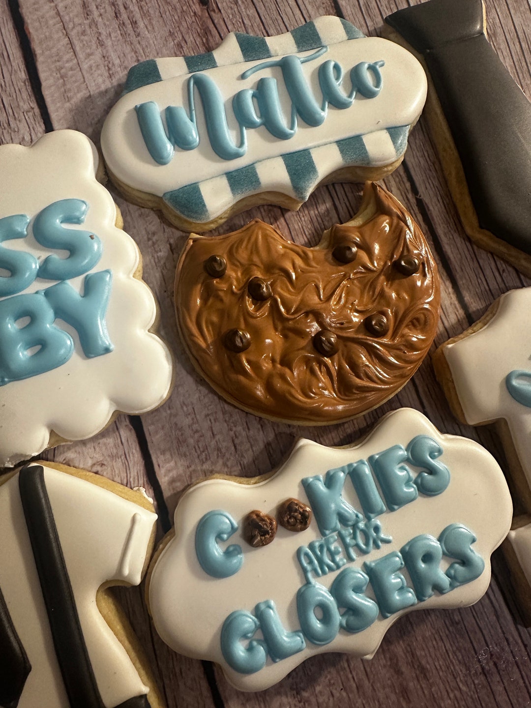 Boss Baby Cookies. Birthday Cookies, First Birthday, Baby Boy - Etsy