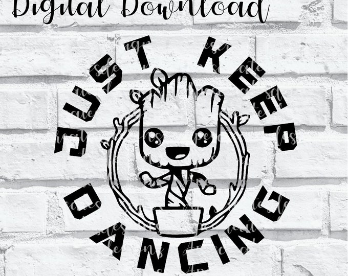 Groot Inspired Dancing Baby Groot Png/svg/eps/tiff/jpg - Etsy