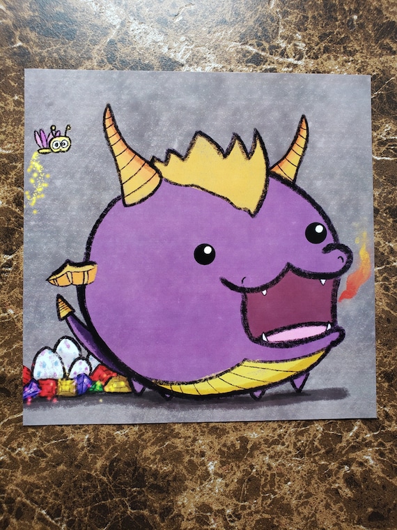 Chibi Spyro - Etsy