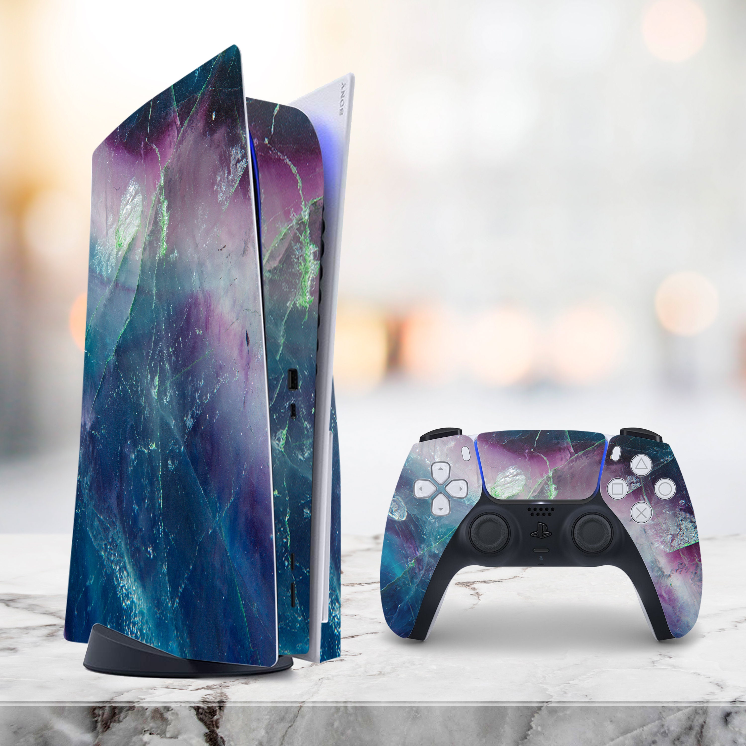 PS5 Skin Crystal PS4 Skin Purple Marble PS4 Skin Opal PS4 Skin - Etsy ...