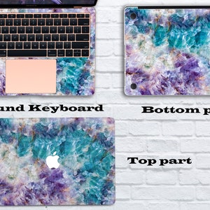 Turquoise MacBook Air 13 Skin Abalone Laptop Decal Green Marble MacBook ...