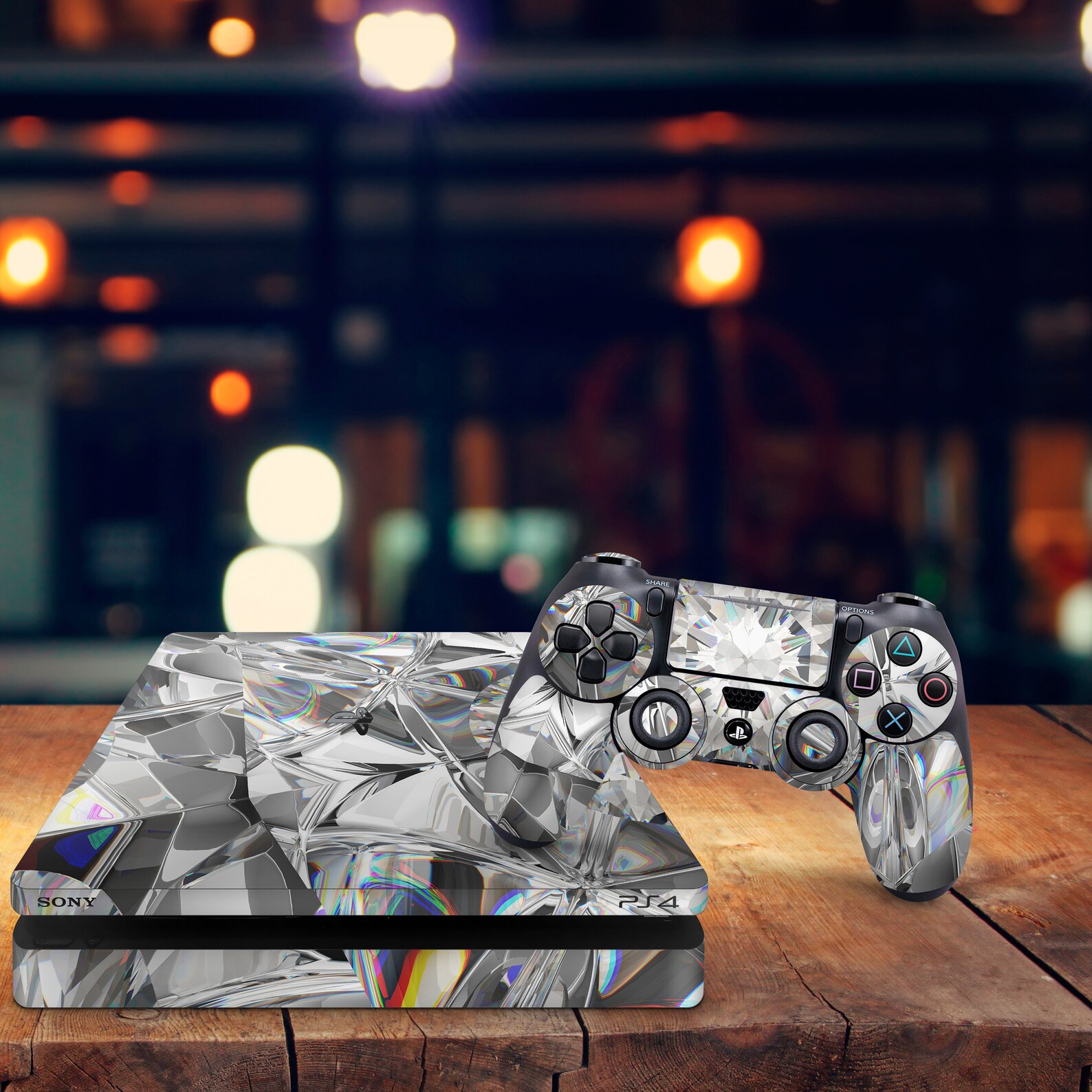 PS5 Skin Glass Ps4 Skin Mirror Ps4 Skin Shattered Ps4 Skin - Etsy